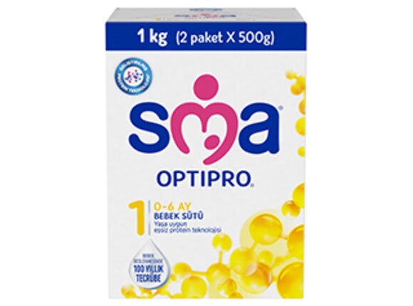 SMA Optipro 1 Bebek Sütü 1000 Gr 0-6 Ay Bebek Sütü | Nestlé Mom&Me
